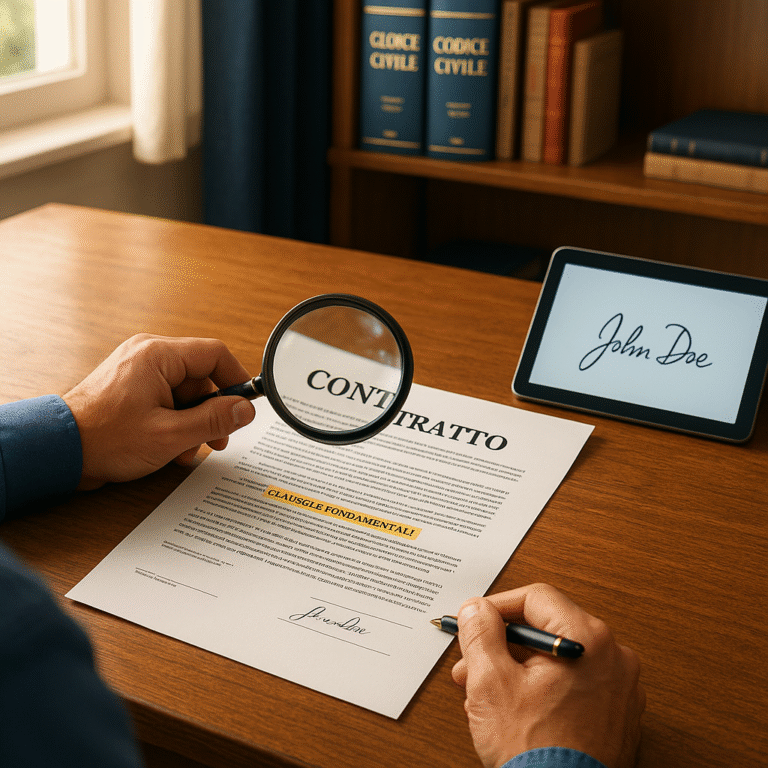 Firma di un contratto: validità e diritti spiegati semplici - Legalmente.io